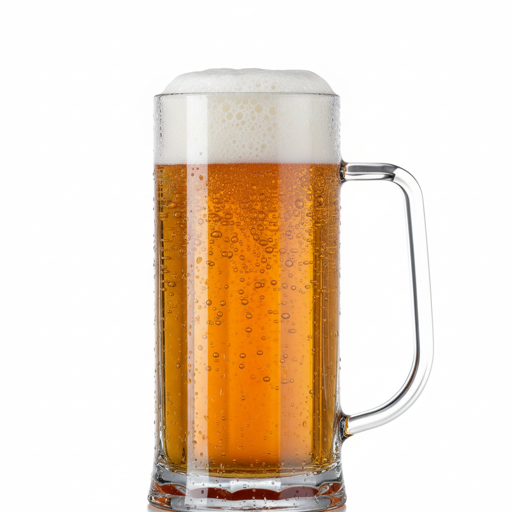 Clear Reusable Plastic Premium Bavarian 2 Pint Stein Tankard 1136ml ...