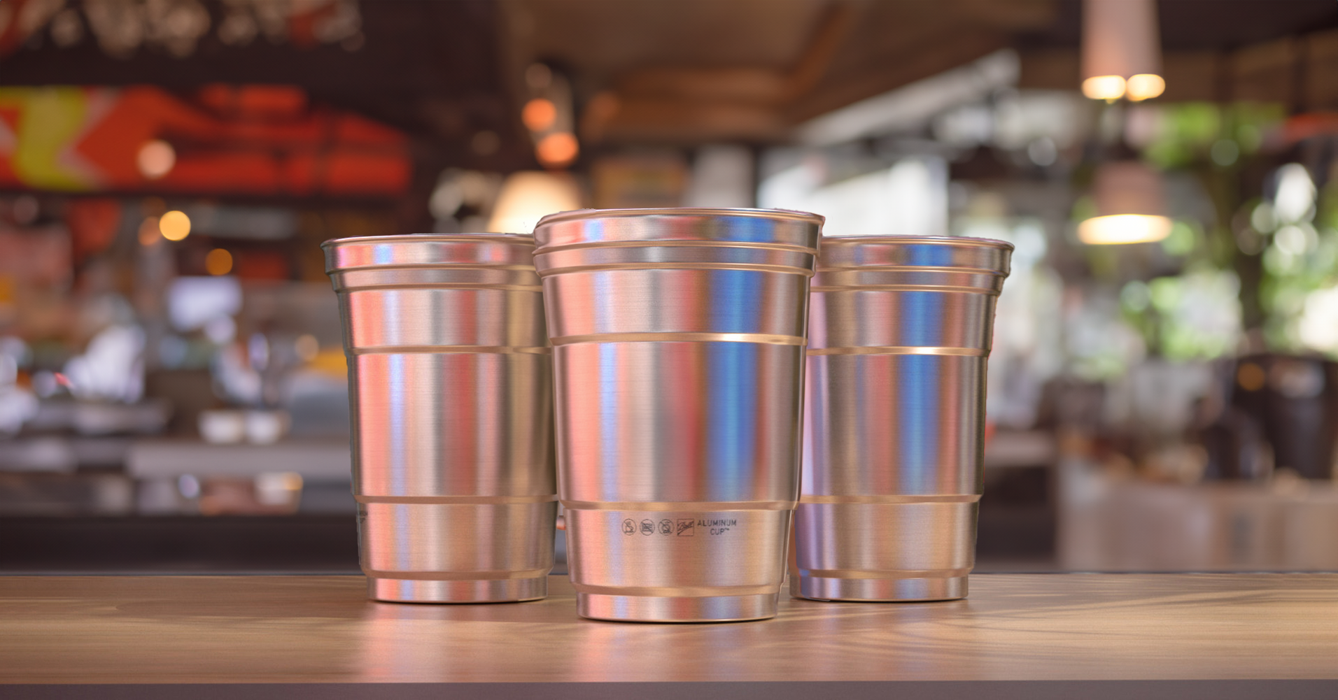 Reusable Aluminium Pint Glass 620ml - UKCA Stamped to Line — Dukes Valley