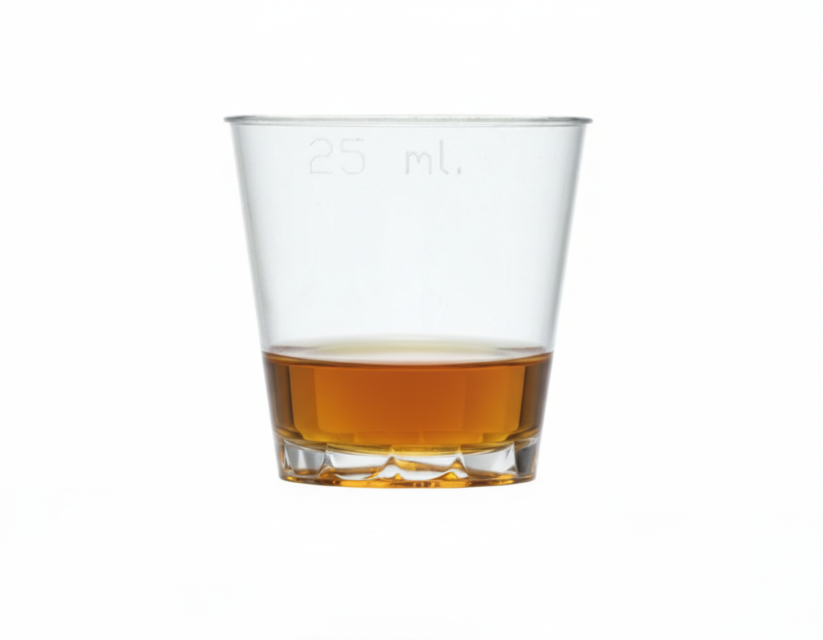 25ml Clear Disposable Recyclable Plastic Stacking Shot Glass - CE Stam ...