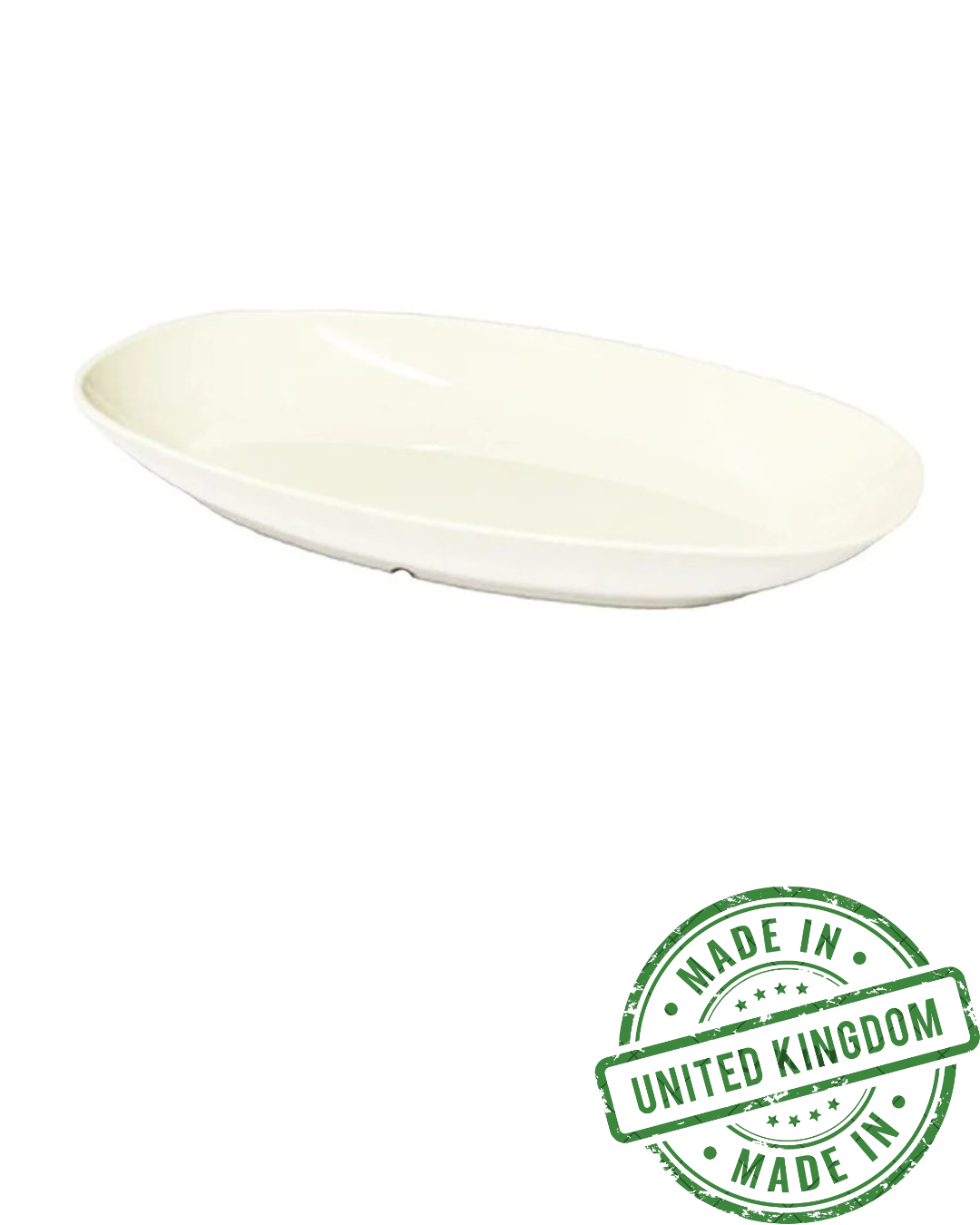 Reusable Plastic Small Deep Oval Dish 300ml — Dukes Valley